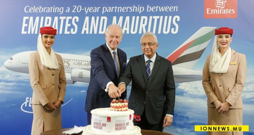 Emirates célèbre ses 20 ans d’opérations à Maurice