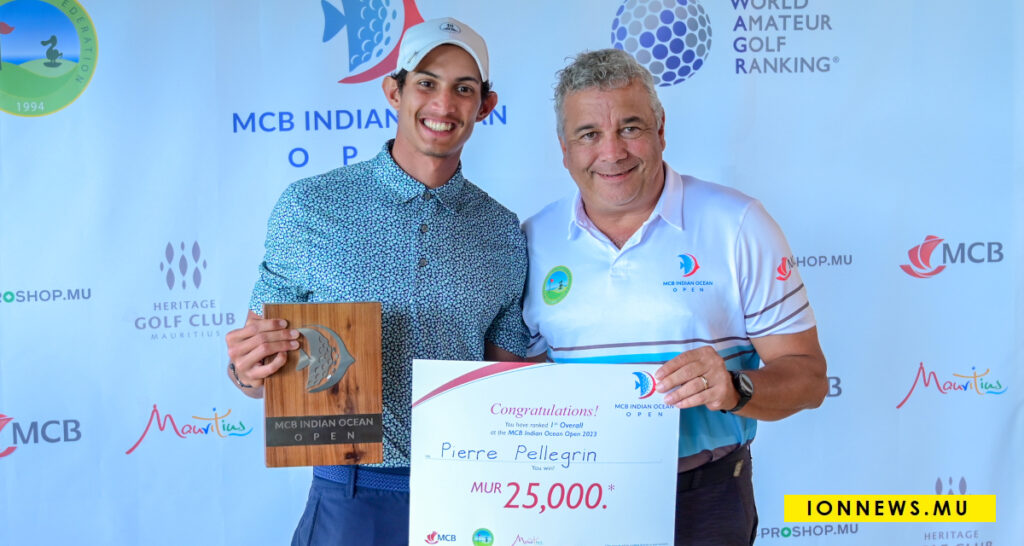 Golf : Le Mauricien Pierre Pellegrin remporte le MCB Indian Ocean Open 2023