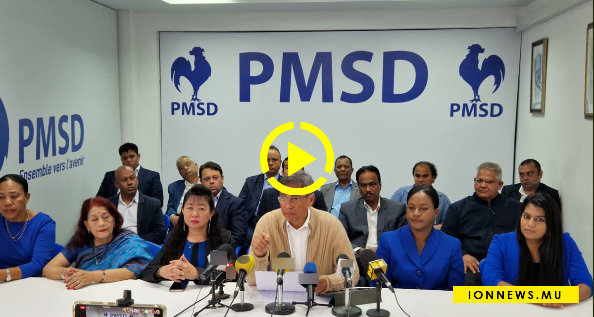 Conférence de presse du PMSD au Astor Court