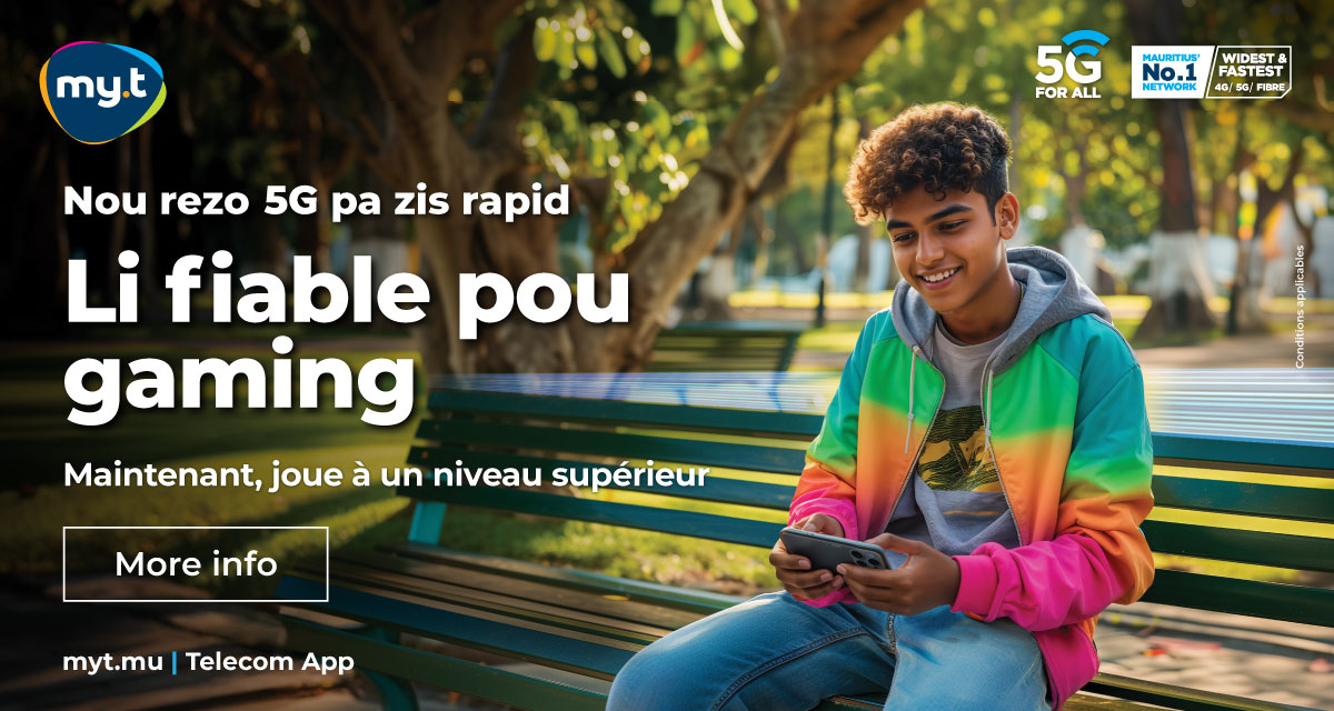 [Contenu sponsorisé] Mauritius Telecom : Step up your game with my.t 5G