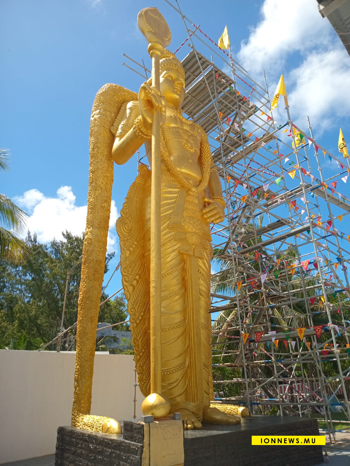Une statue du Dieu Muruga, haute de 17 m, inaugurée à Cap-Malheureux
