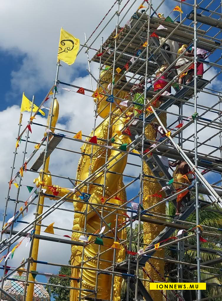 Une statue du Dieu Muruga, haute de 17 m, inaugurée à Cap-Malheureux